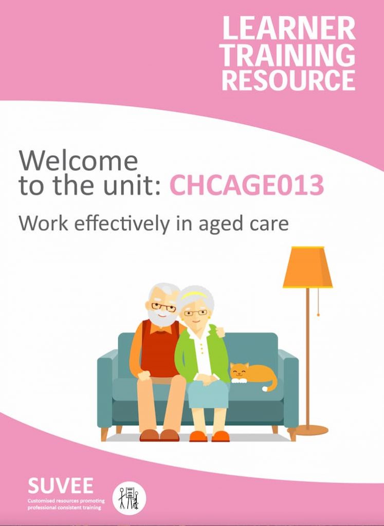 CHCAGE013 – Work Effectively in Aged Care | Suvee Aged Care Training ...